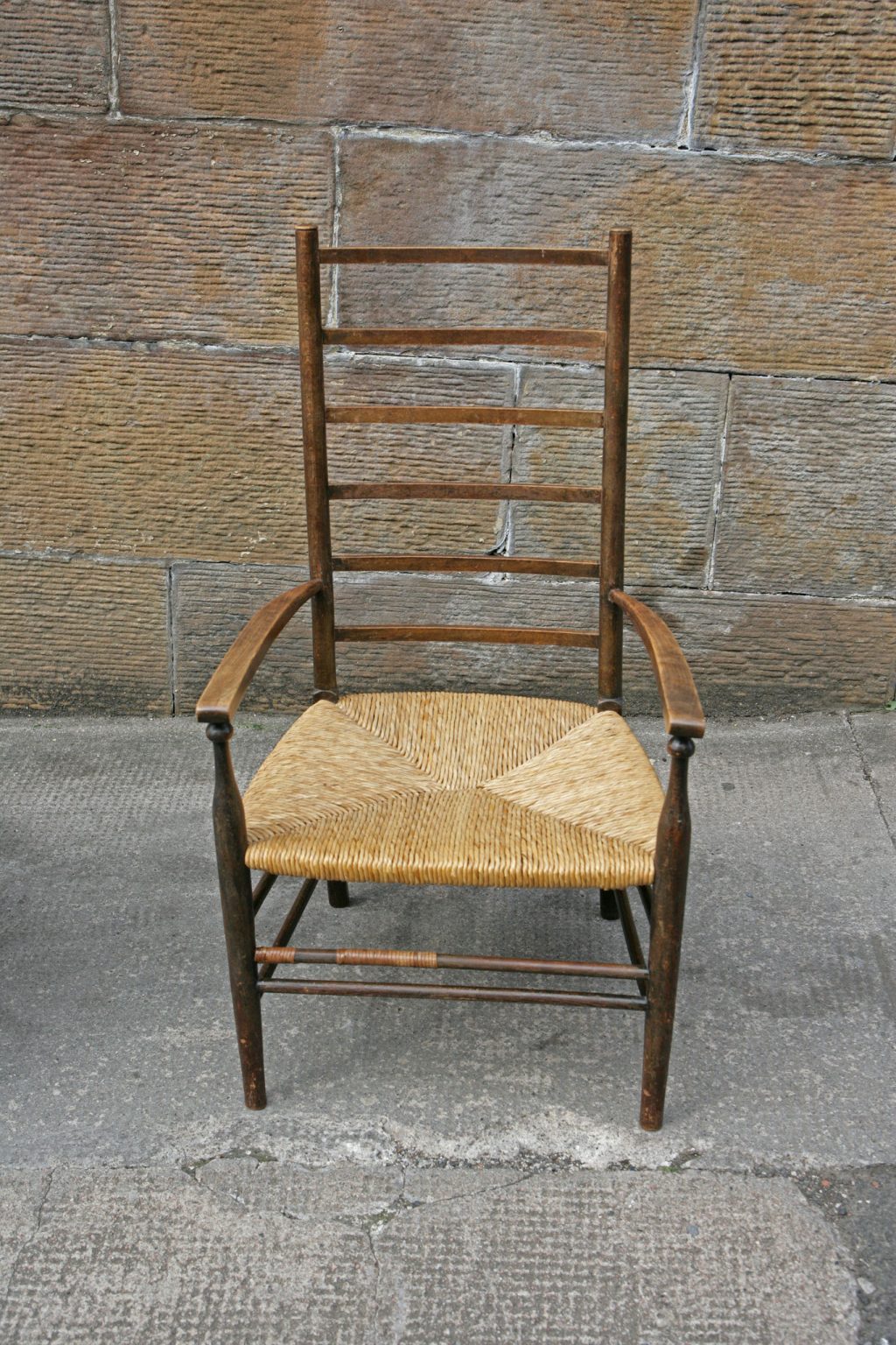 A William Birch Rush Side Chair - Guild Antiques And Restoration